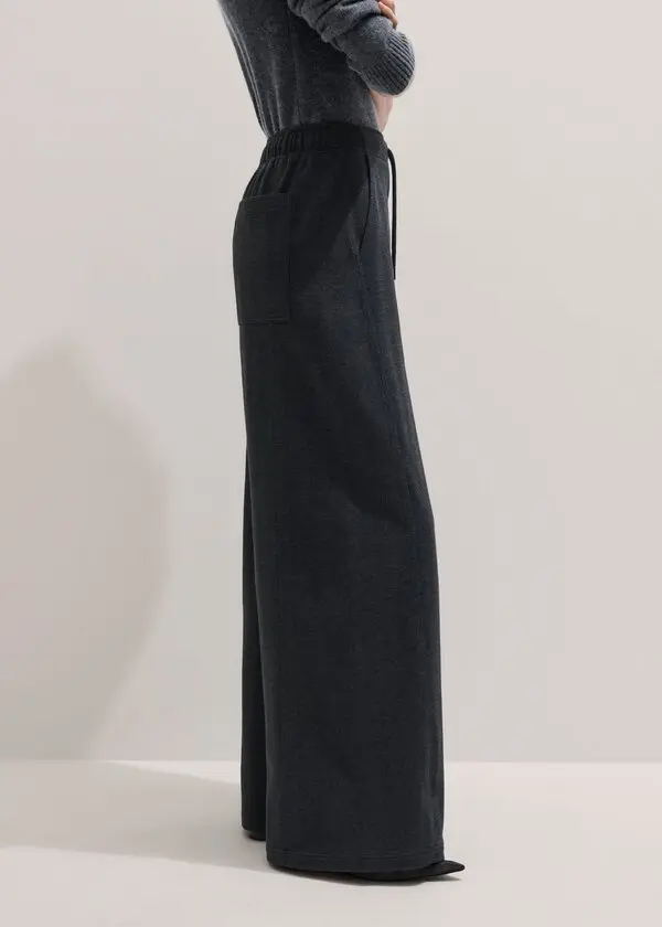 ME+EM Herringbone Barrel-leg Trousers