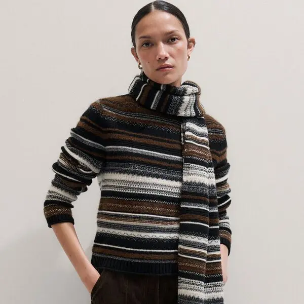 ME+EM Textured Stitch Scarf