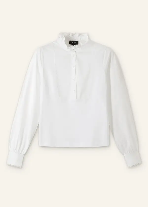 ME+EM Frill Neck Layering Blouse