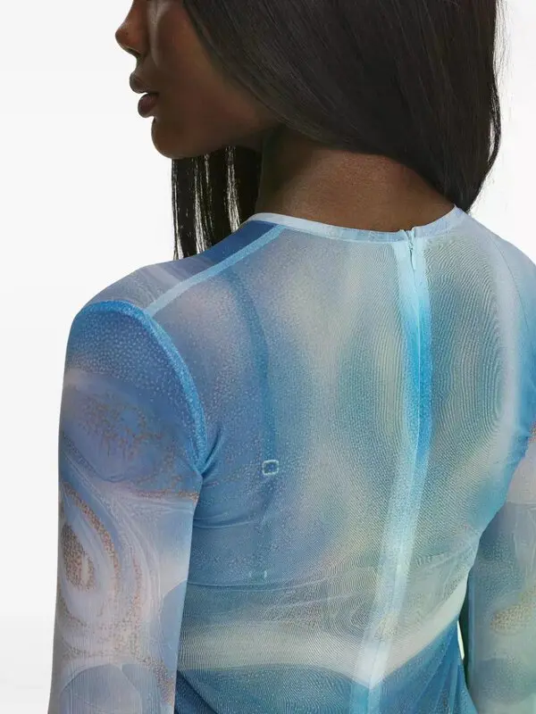 IRINA VOINEA Split-hem Bodysuit