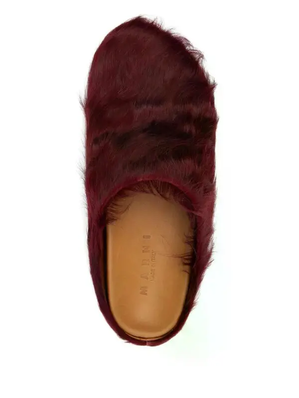 Marni Fussbett Mules - Red