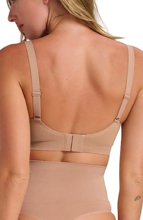 SIELLA Sculpt V-neck Bra - Taupe