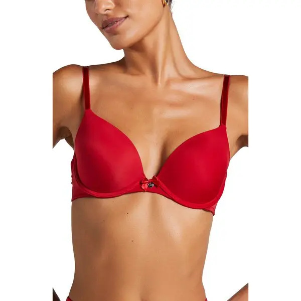 Hunkemoller 2-pack Padded Underwired Bra - Red-black