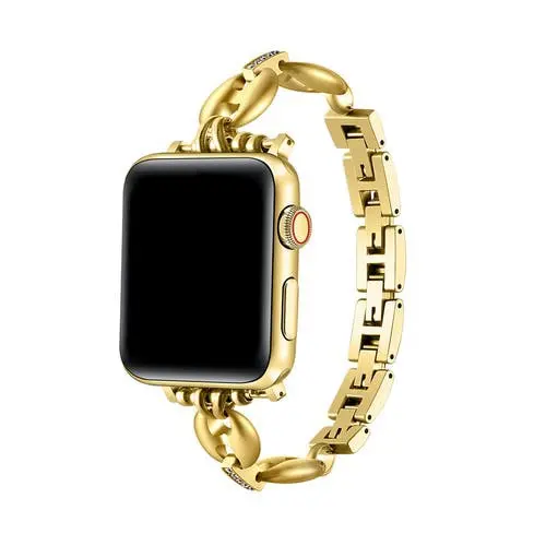 POSH TECH Poppy Rhinestone Band For Apple Watch - Gold