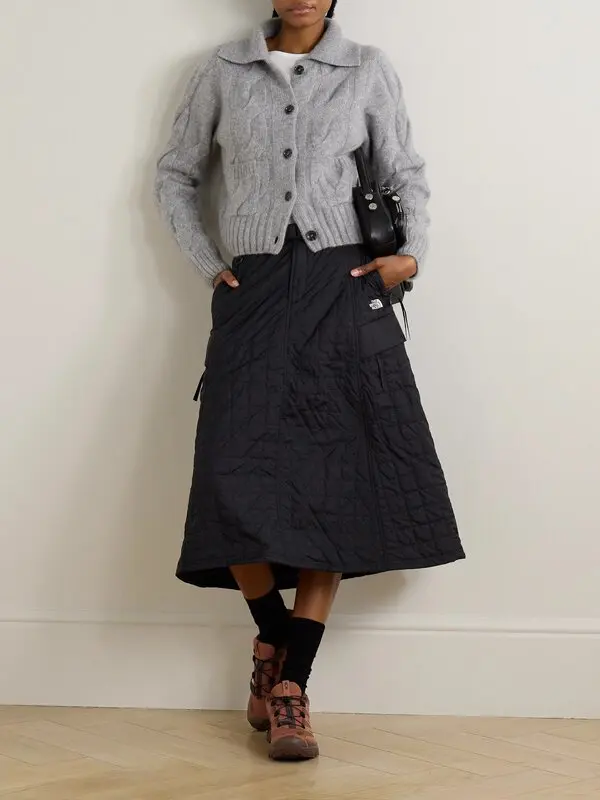 The North Face Quilted Shell Midi Skirt