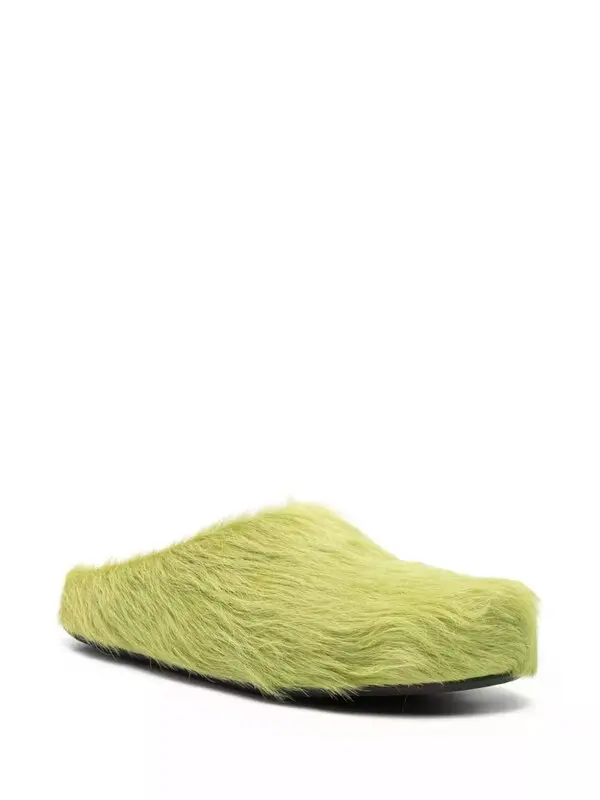 Marni Fussbett Sabot Slippers - Green