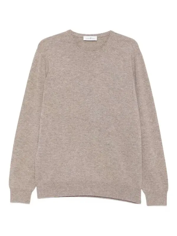 DELLA CIANA Crew Neck Fine Knit Sweater