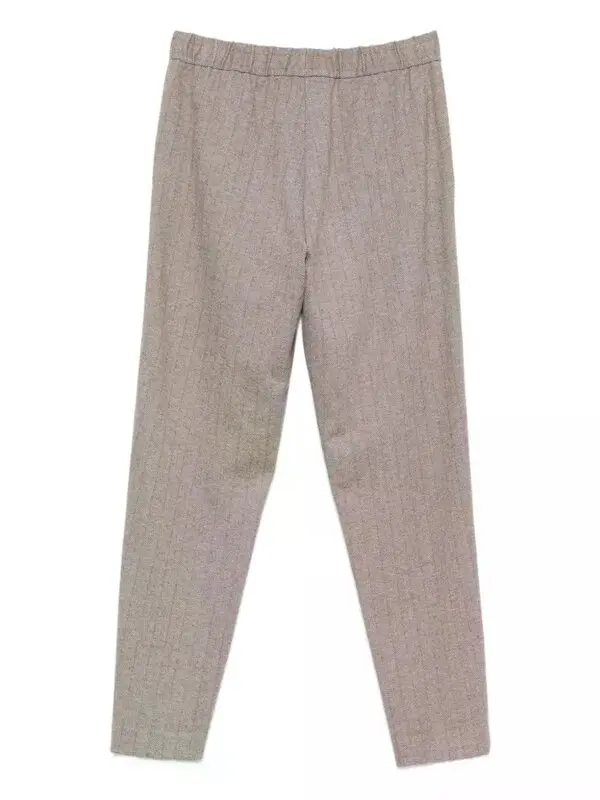 LE TRICOT PERUGIA Herringbone Trousers
