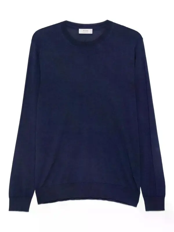 FERRANTE Crew-neck Top - Blue