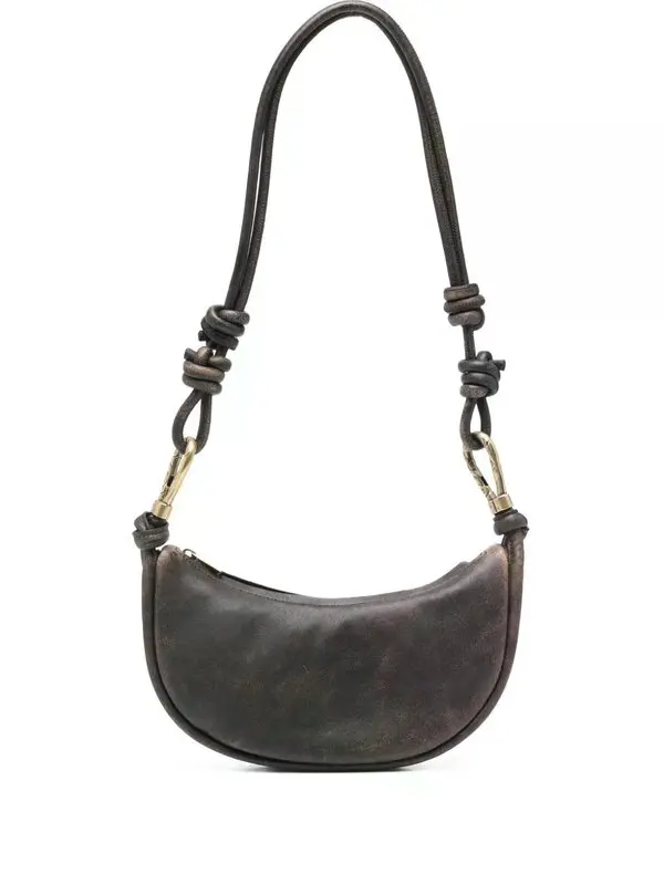 Simkhai Avery Leather Crossbody Bag - Brown
