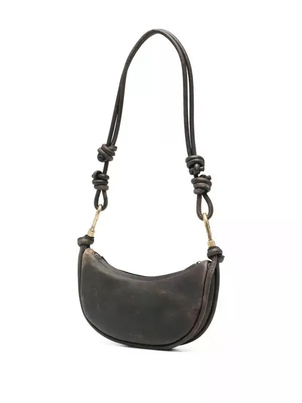 Simkhai Avery Leather Crossbody Bag - Brown