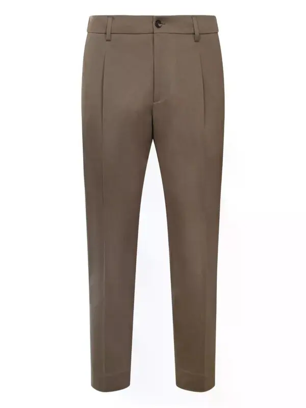 BE ABLE Pleated Trousers - Brown