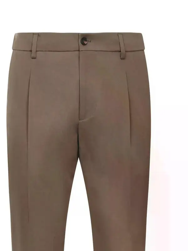 BE ABLE Pleated Trousers - Brown