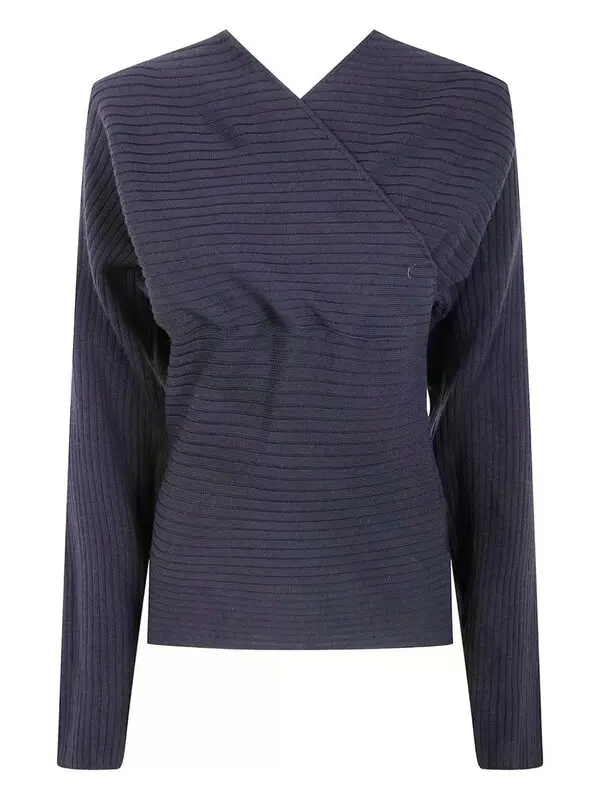 Paloma Wool V-neck Ribbed Sweater