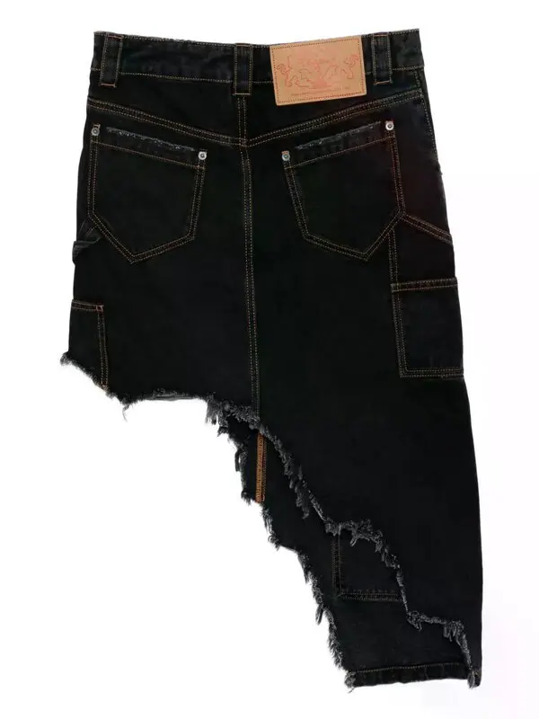 Vaquera Asymmetric Denim Skirt