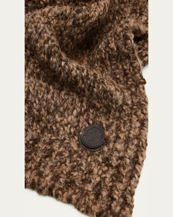 Moncler Edit Wool And Alpaca Blend Scarf
