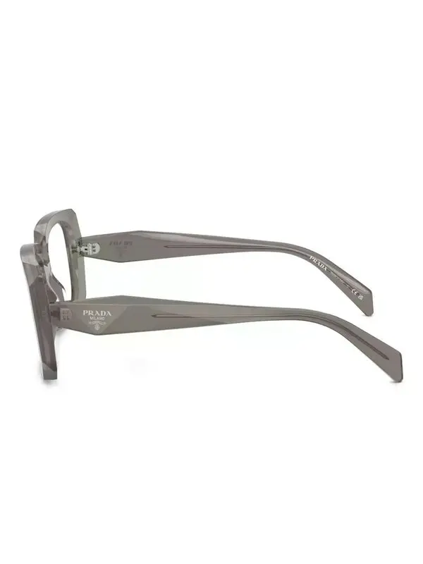 Prada Square-frame Eyeglasses - Grey