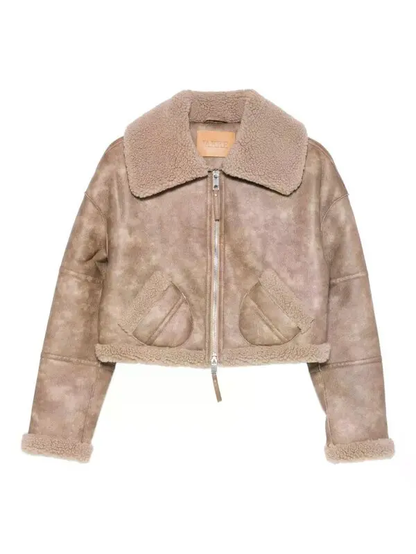 JAKKE Shearling-collar Jacket - Neutrals