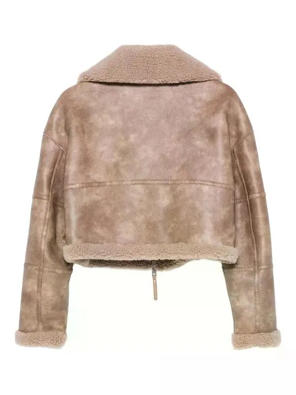 JAKKE Shearling-collar Jacket - Neutrals