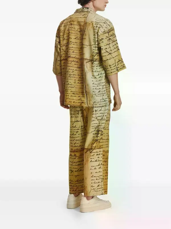 IRINA VOINEA Printed Trousers