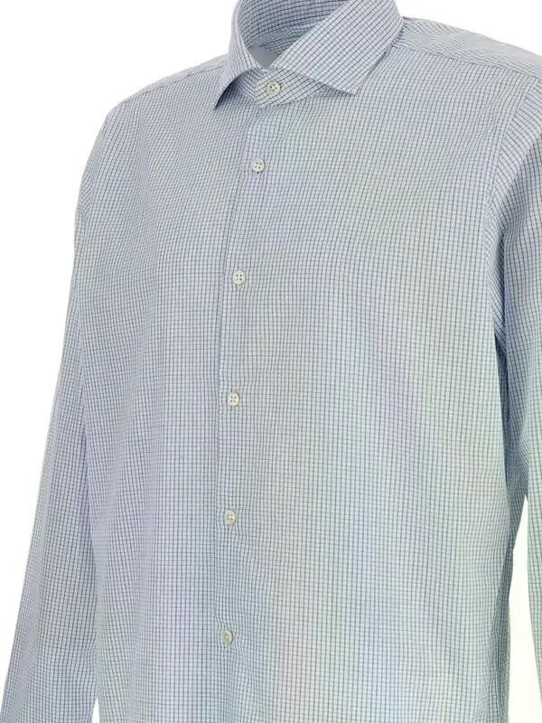 BAGUTTA Button-fastening Striped-pattern Shirt