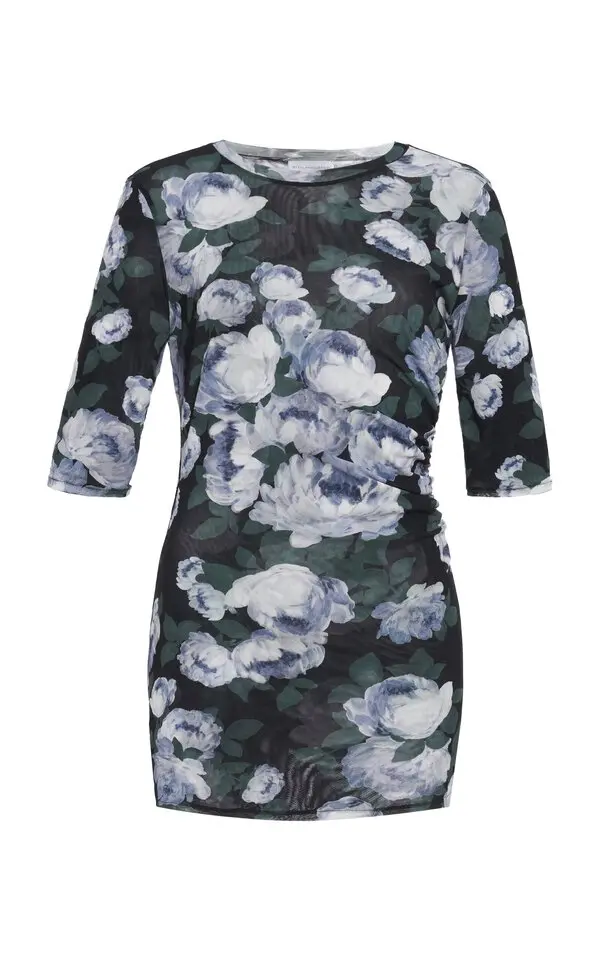 Stella McCartney Bunch Of Roses Mesh Top - Floral