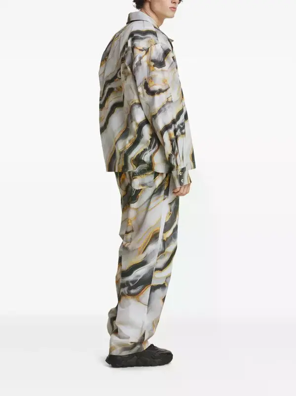 IRINA VOINEA Marble Overshirt