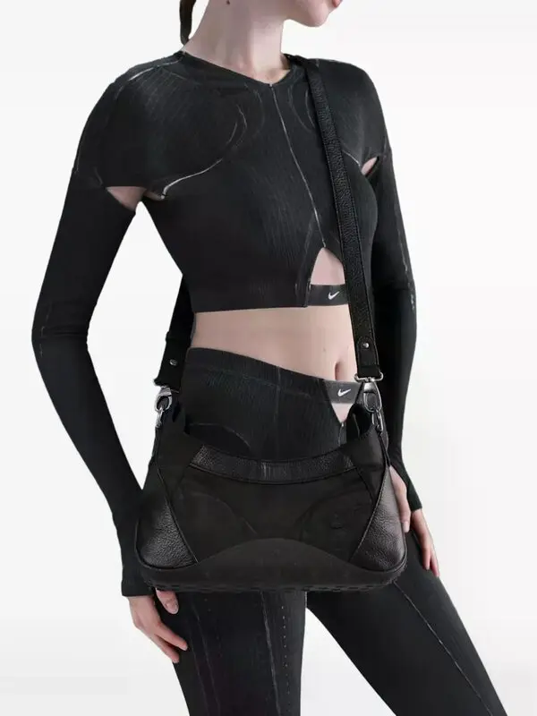 Nike X Knwl Razr Textured Shoulder Bag - Black