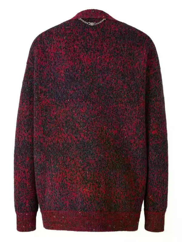 Rabanne Textured Wool Button Cardigan