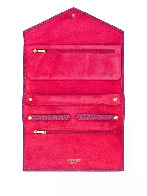 RAPPORT LONDON Charlotte Jewellery Roll - Pink