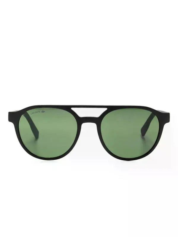 Lacoste Round-frame Sunglasses - Black