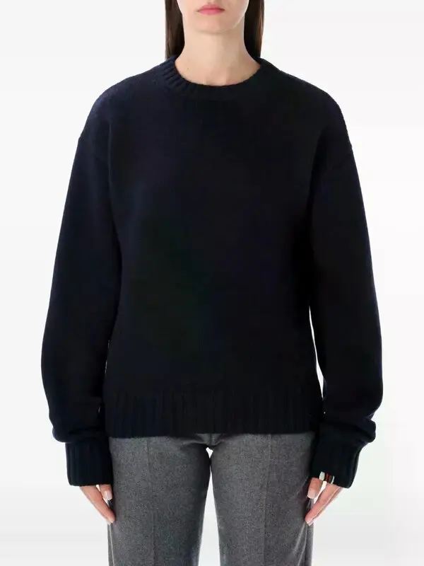 Extreme Cashmere Long-sleeve Ribbed Sweater