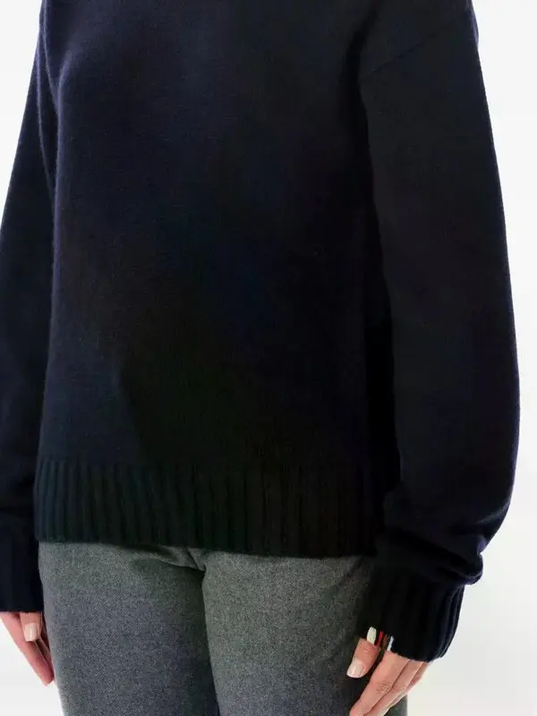Extreme Cashmere Long-sleeve Ribbed Sweater