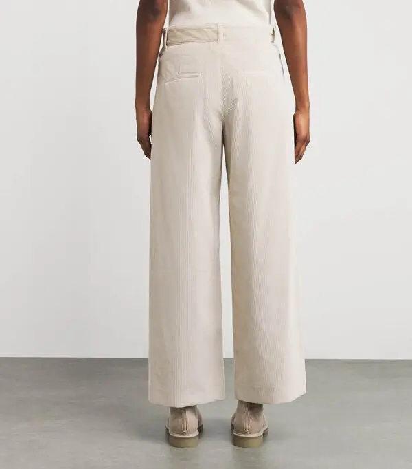 Max Mara Corduroy Flared Trousers