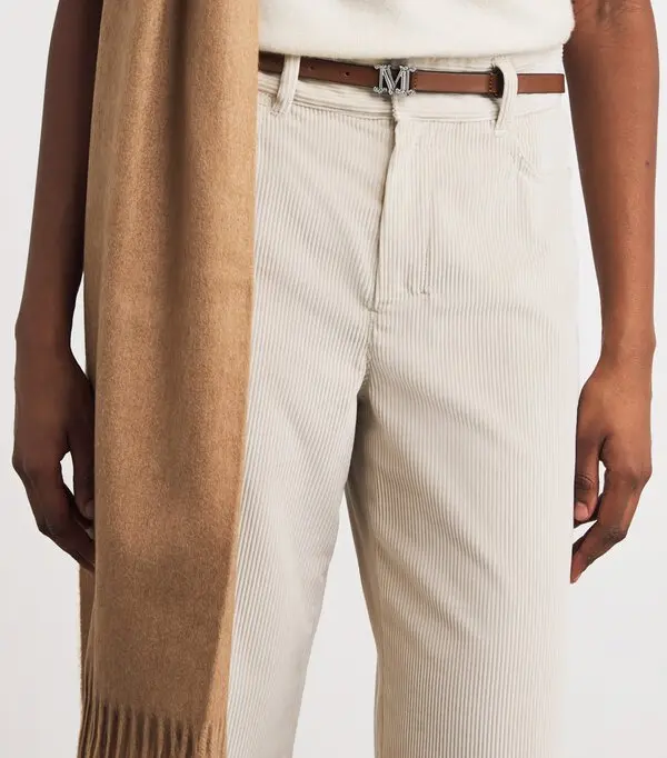 Max Mara Corduroy Flared Trousers