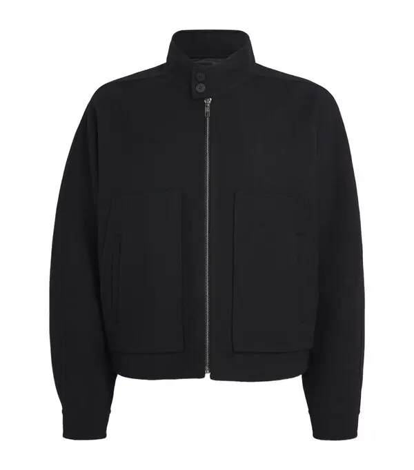 WOOYOUNGMI Wool-blend High-neck Zip-up