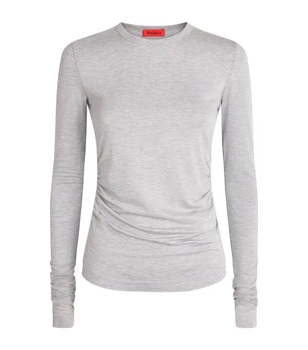 Max & Co. Draped Long-sleeve T-shirt