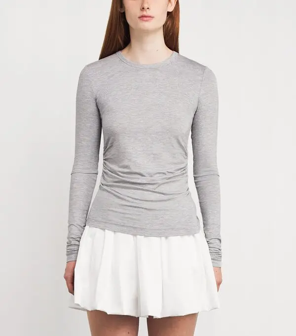 Max & Co. Draped Long-sleeve T-shirt