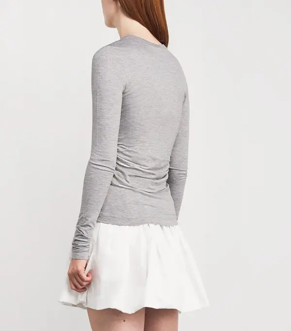 Max & Co. Draped Long-sleeve T-shirt