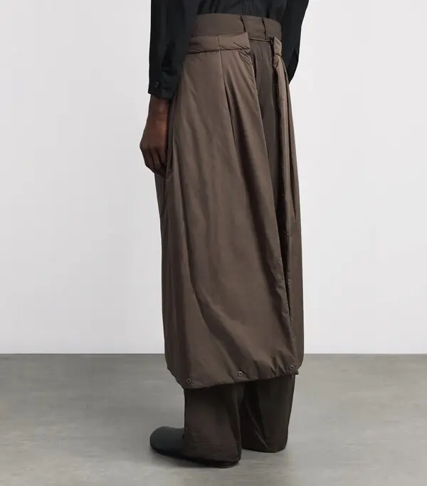 Issey Miyake Detachable Linear Switch Wide Leg Trousers