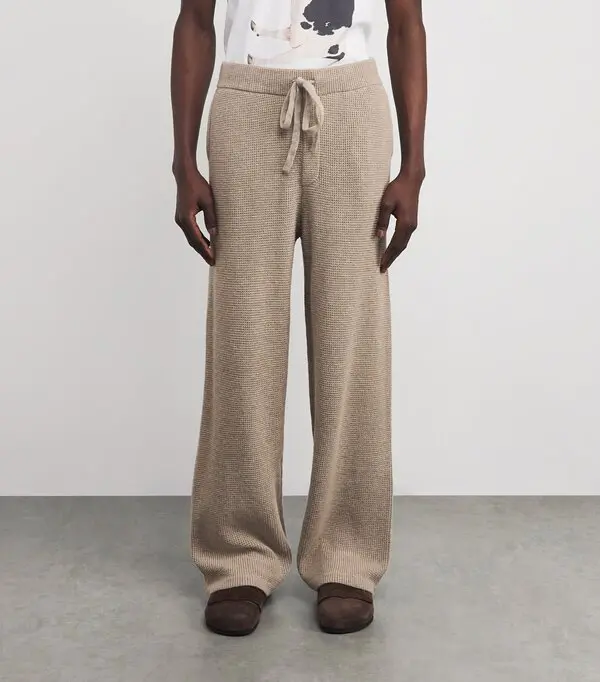 Paige Merino-cashmere-blend Willits Sweatpants - Brown