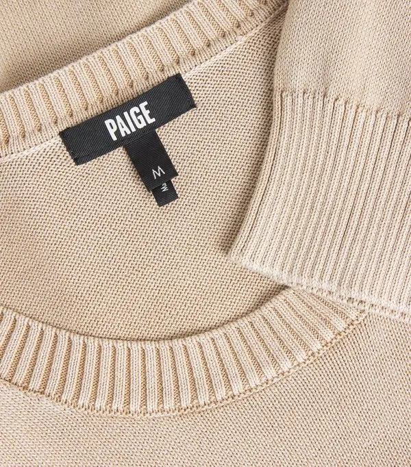 Paige Cotton Wildomar Sweater - Beige