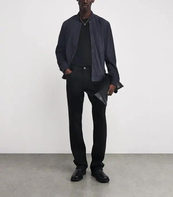 Paige Macneil Stretch Cotton Trousers - Black