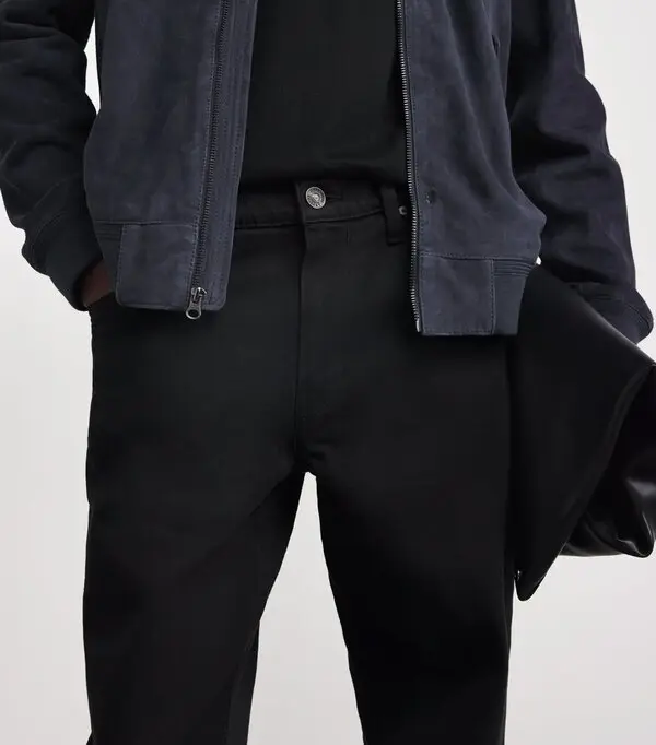 Paige Macneil Stretch Cotton Trousers - Black