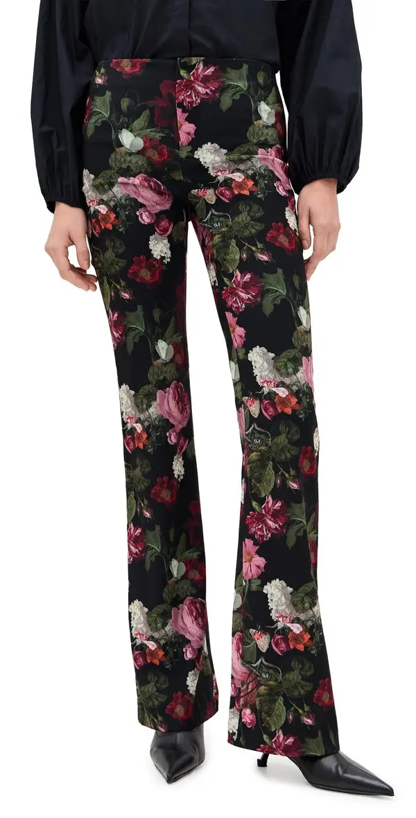 Alice + Olivia Bootcut Floral Print Pants - Be Still