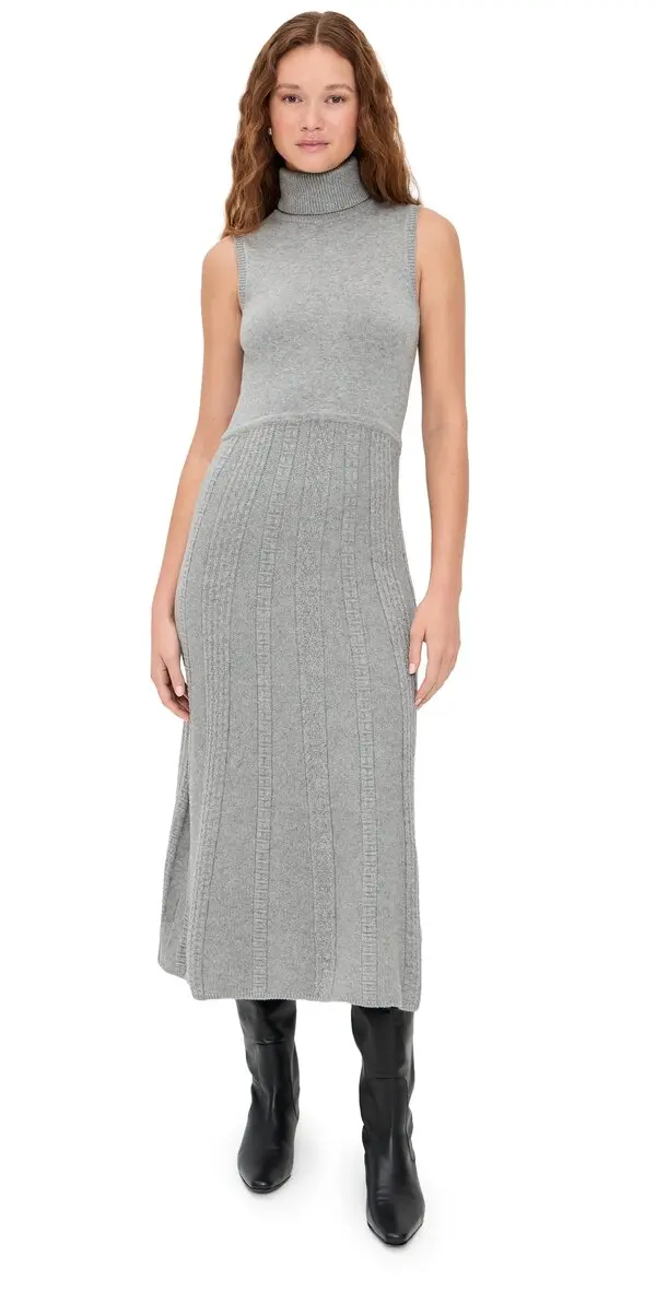 knee length dresses for ladies MIDI SWEATER DRESS main image 0