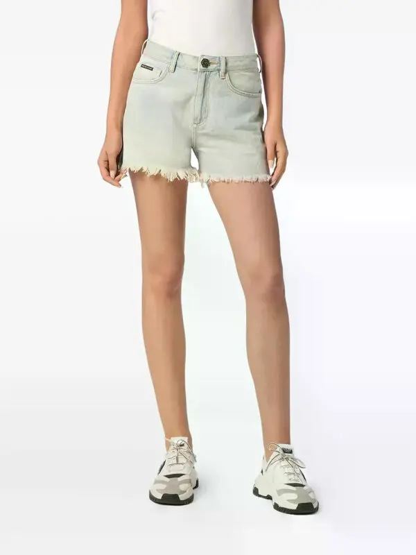 Philipp Plein Fringed-edge Shorts