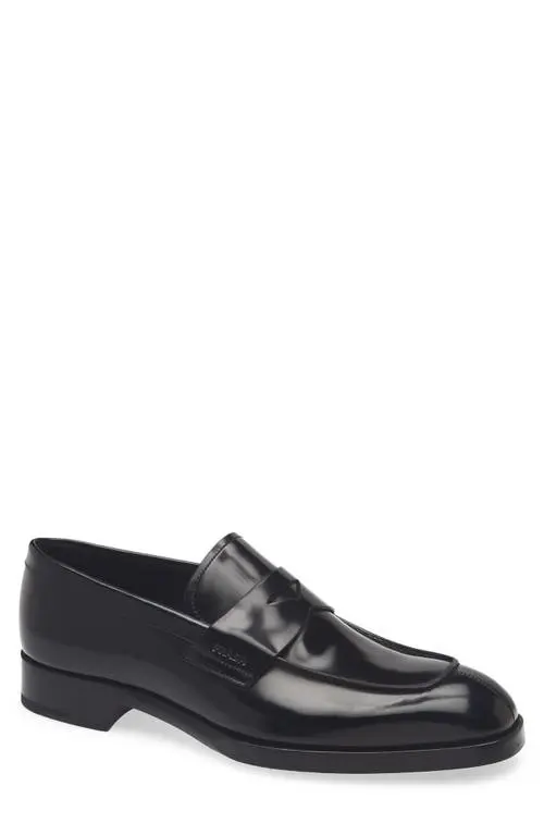 Prada Calfskin Penny Loafer