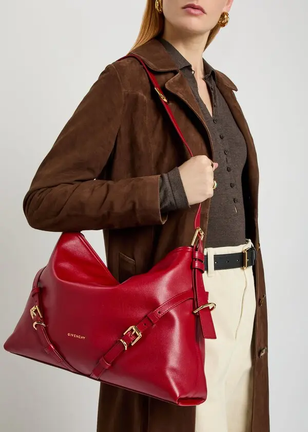 Givenchy Voyou Medium Grained Leather Shoulder Bag