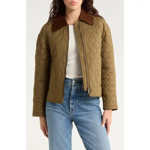 Avec Les Filles Quilted Barn Jacket